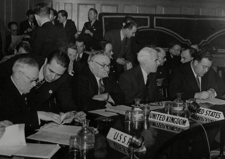 Wwii Peace United Nations Organisation Conference Editorial Stock Photo ...