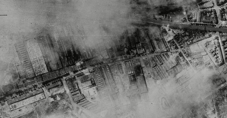 Wwii Allied Reconnaissance Air Viewsraids Germany Editorial Stock Photo ...
