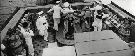Wwii Britain Navy Deck Scenes Unusual Editorial Stock Photo - Stock ...