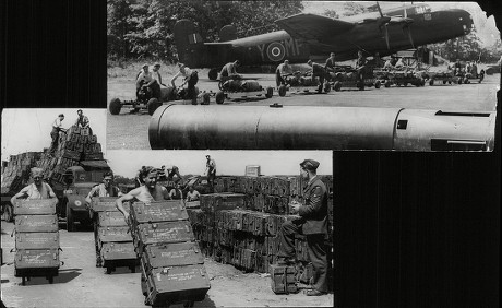Wwii Britain Raf Bomber Squadron Bombsbackstage Editorial Stock Photo ...