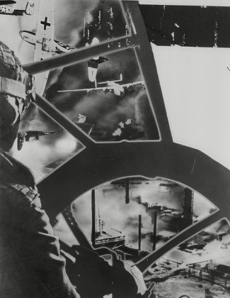 Wwii Allied Reconnaissance Views Air Raids Editorial Stock Photo ...