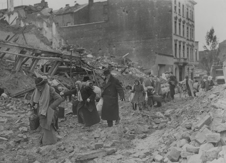 Wwii Europe Allied Invasion Germany Civilians Editorial Stock Photo ...