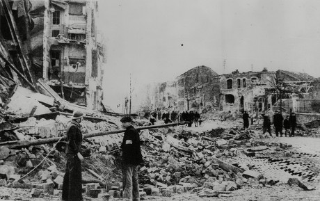 Wwii France Paris Suburb After Air Editorial Stock Photo - Stock Image ...