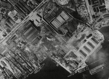 Wwii Allied Reconnaissance Views Air Raids Editorial Stock Photo ...