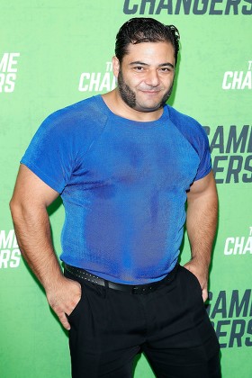 Patrik Baboumian Arrives La Premiere Game Editorial Stock Photo - Stock ...