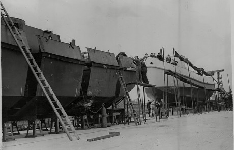 Wwii Britain Munitions Shipbuilding Mass Production Editorial Stock ...
