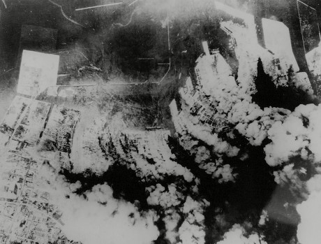 Wwii Air Raid Air Views Japan Editorial Stock Photo - Stock Image ...