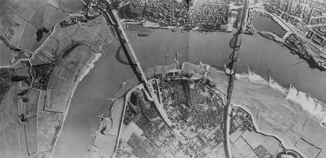 Wwii Allied Reconnaissance Views Holland Bridges Editorial Stock Photo ...
