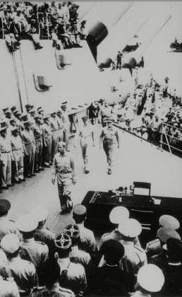 Wwii Japan Surrender Picture Shows Japanese Editorial Stock Photo ...
