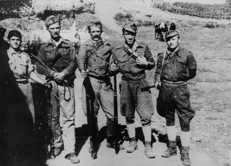 Wwii Albaniaalbanian Guerrillas Strike Mountains Give Editorial Stock ...