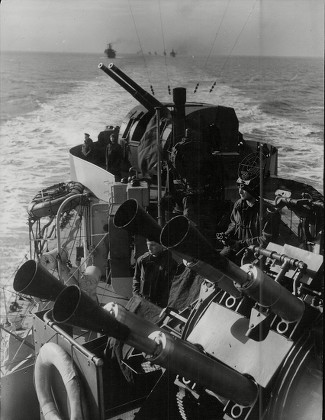 Wwii Britain Navy Deck Scenesenemy Mines Editorial Stock Photo - Stock ...