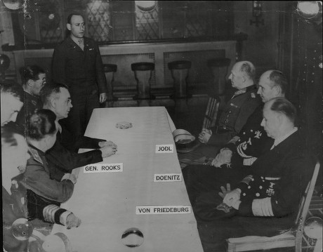 Wwiieurope Allied Invasion Germany Surrender Picture Editorial Stock ...