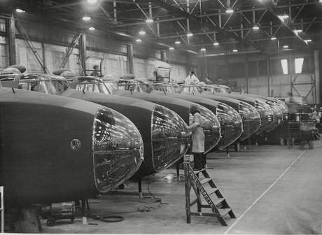 Wwii Britain Munitions Aircraftthis Series Pictures Editorial Stock ...
