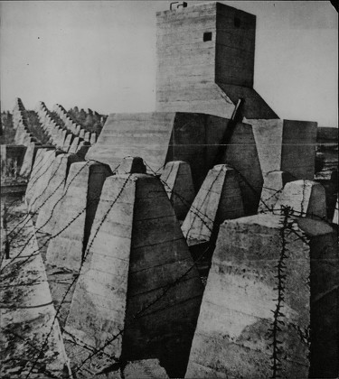 Wwii Germany Atlantic Wallgermanys Invasion Defences Editorial Stock ...