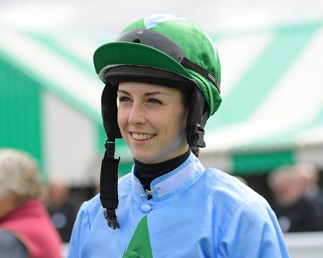 Jockey Kate Leahy During Racing Salisbury Editorial Stock Photo - Stock ...