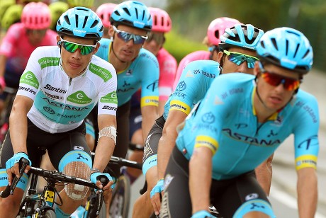 Peloton Action During 12th Stage Vuelta Editorial Stock Photo - Stock ...