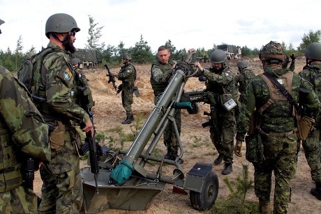 Soldiers Nato Efp Battlegroup Latvia Take Editorial Stock Photo - Stock ...