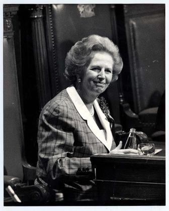 Margaret Thatcher Prime Minister 1987 Mrs Editorial Stock Photo - Stock ...