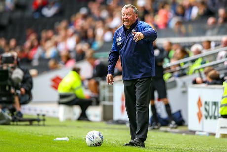 Afc Wimbledon Manager Wally Downes During Editorial Stock Photo - Stock ...