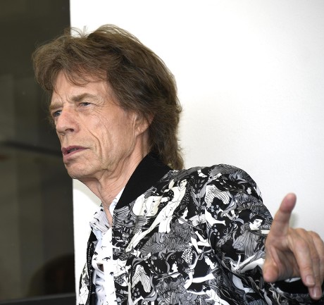 Mick Jagger Poses Photocall Burnt Orange Editorial Stock Photo - Stock ...