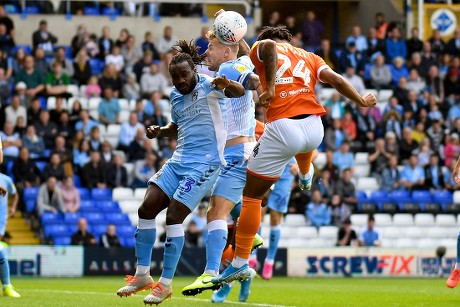 Blackpool Forward Joe Nuttall 24 Heads Editorial Stock Photo - Stock ...