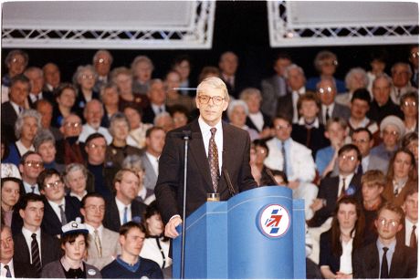 John Major Prime Minister 1992 Prime Editorial Stock Photo - Stock ...