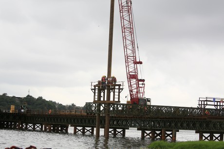 __COUNT__ Construction of the fourth bridge of Abidjan, Ivory Coast ...