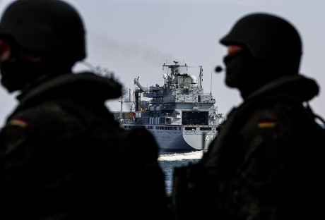 German Navy Soldier On Guard On Editorial Stock Photo - Stock Image ...