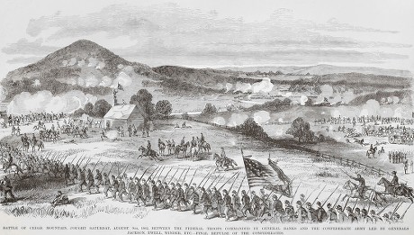 Us Civil War Battle Cedar Mountain Editorial Stock Photo - Stock Image ...