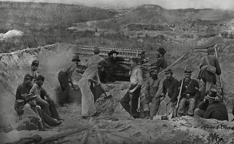 Us Civil War Siege Charleston 1863 Editorial Stock Photo - Stock Image ...