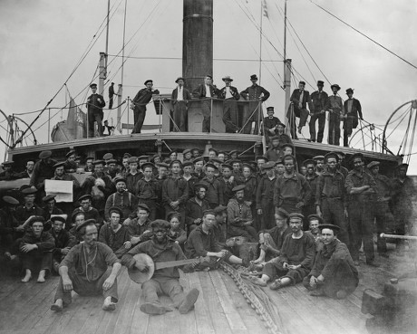 Us Civil War Crew Uss Hunchback Editorial Stock Photo - Stock Image ...
