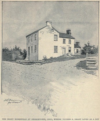 Grant Family Home Georgetown Ohio Where Editorial Stock Photo - Stock ...