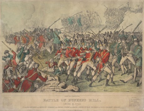 American Revolution Battle Bunker Hill Aka Editorial Stock Photo ...