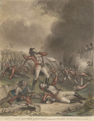 War 1812 Battle Fort Stephenson Sandusky Editorial Stock Photo - Stock ...