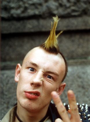 Punk Giving V Sign Editorial Stock Photo - Stock Image | Shutterstock