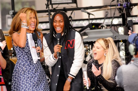 Hoda Kotb Cori Gauff Meghan Trainor Editorial Stock Photo - Stock Image ...