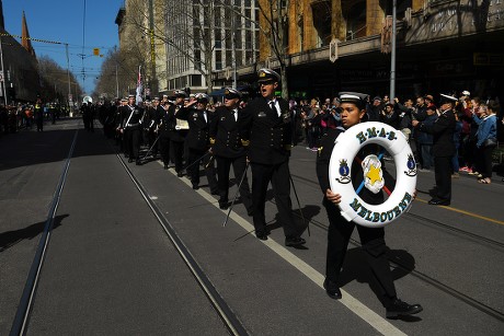 Royal Australian Navy Officers Sailors Hmas Editorial Stock Photo ...