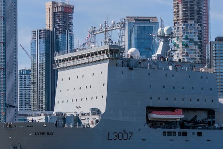 Royal Fleet Auxillery Ship Lyme Bay Editorial Stock Photo - Stock Image ...