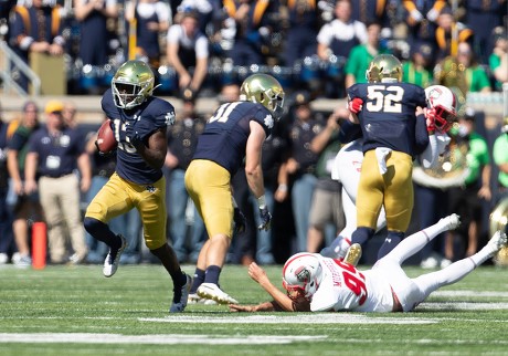 Notre Dame Wide Receiver Lawrence Keys Editorial Stock Photo - Stock ...