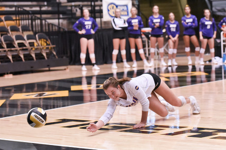 University Northern Iowa Setter Rachel Koop Editorial Stock Photo ...