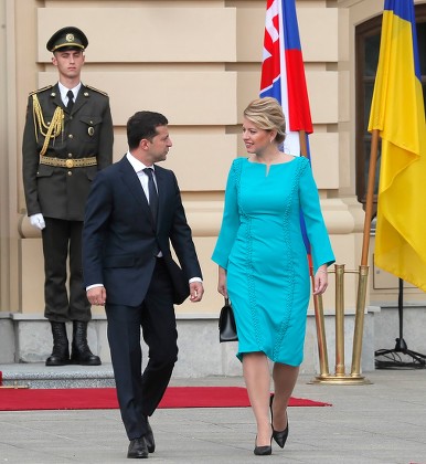 president slovakia zuzana caputova visit ukraine Stock Photos ...