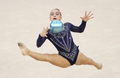 Isabella Schultz Denmark Performs During Rhythmic Editorial Stock Photo ...