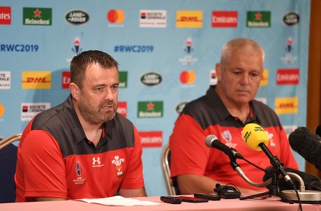 Wales Rugby Media Interviews - 18 Sep 2019 Stock Pictures, Editorial ...