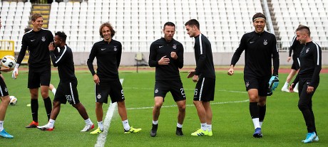 Partizan Belgrade Players Attend Their Teams Editorial Stock Photo ...