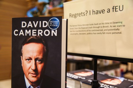 __COUNT__ David Cameron autobiography 'For The Record' for sale, London ...