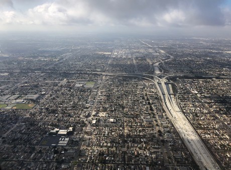 Intersection 105 Freeway Lr 110 Freeway Editorial Stock Photo - Stock ...