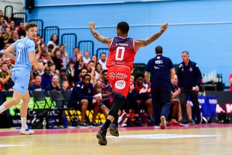 Gentry Thomas Bristol Flyers Celebrates Three Editorial Stock Photo ...