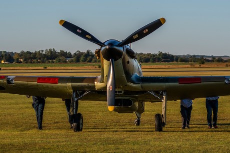 Supermarine Spitfires Hawker Hurricanes Brought On Editorial Stock ...