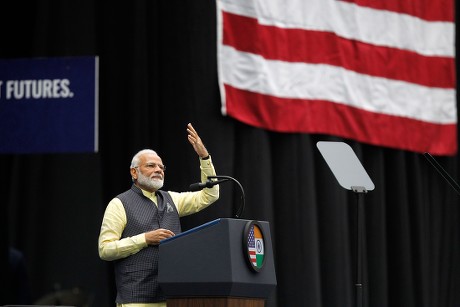 Indian Prime Minister Narendra Modi R Editorial Stock Photo - Stock ...
