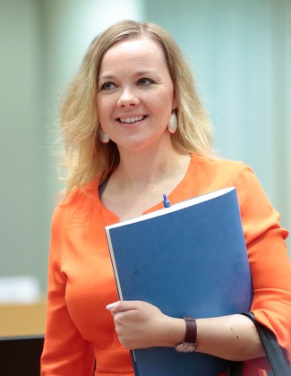 Finlands Minister Economic Affairs Katri Kulmuni Editorial Stock Photo ...